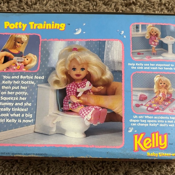 Mattel | Toys | Vintage 996 New Potty Training Kelly Doll Baby Sister ...